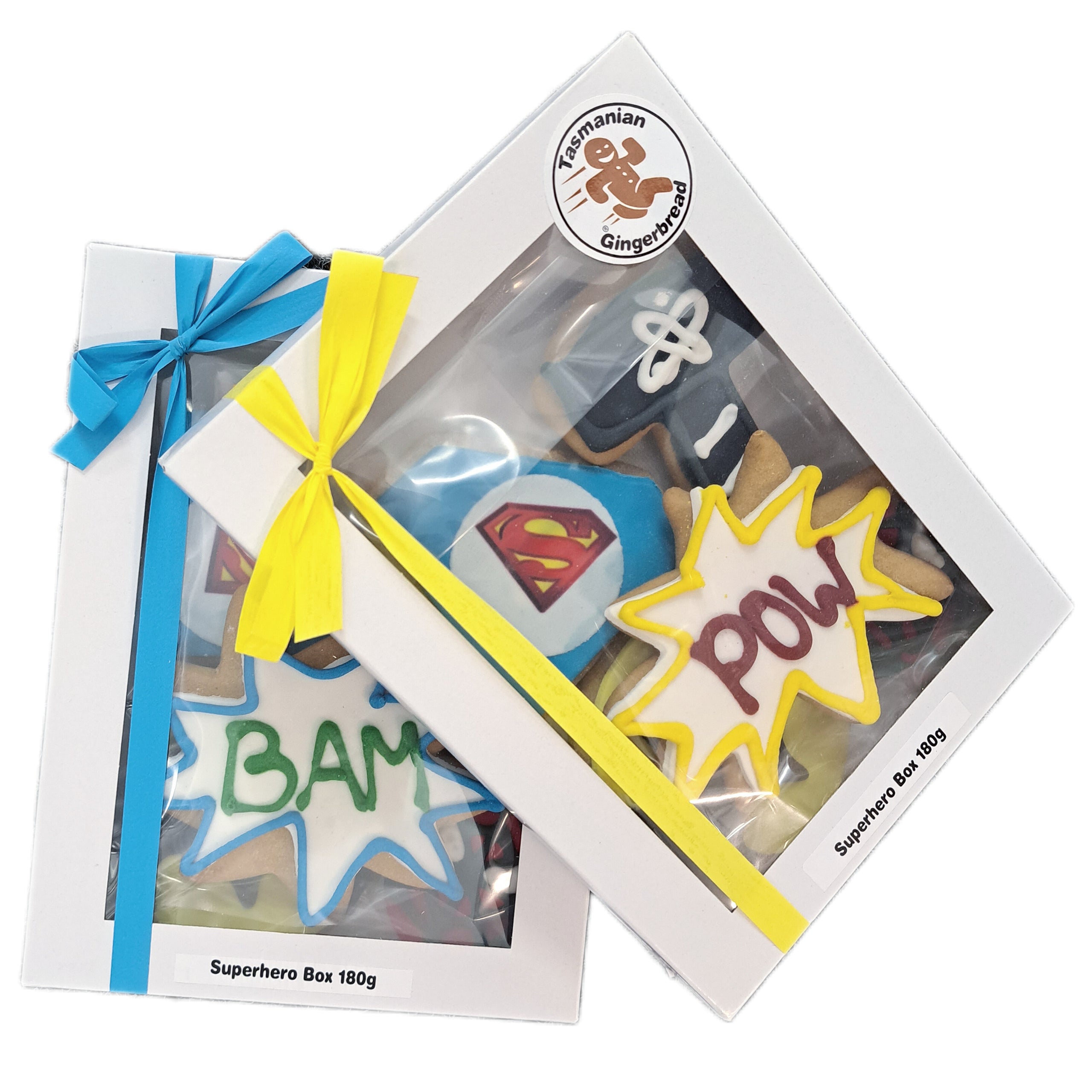 Iced Superhero Box 180g | Tasmanian Gingerbread
